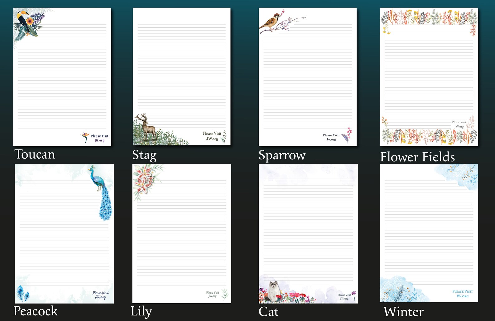 A4 JW Letter Writing Gift Set. - Etsy