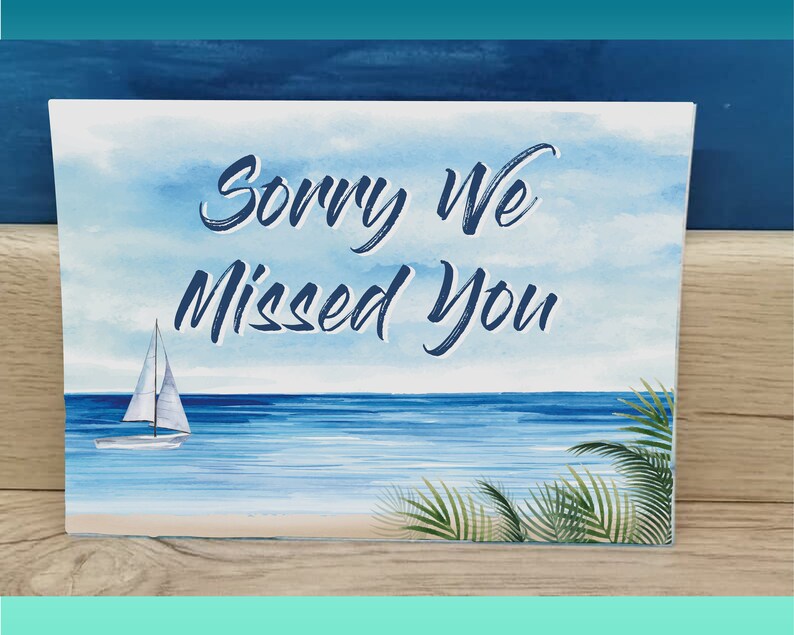 Jw Set Of 40 Postcards Sorry We Missed You Not At Home Pioneer Etsy Uk