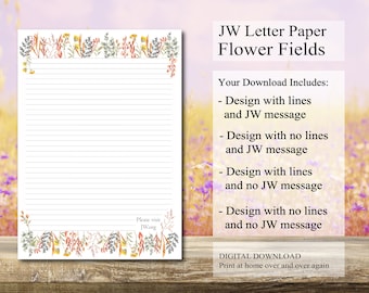 Lavender Writing Paper - Etsy