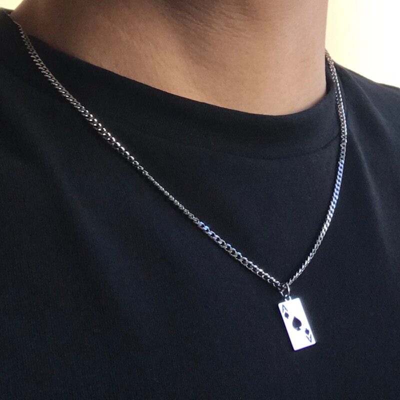 Ace Spade Necklaces - Etsy