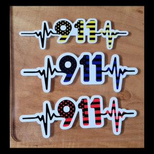 911 Dispatch Vinyl Decal Sticker -dispatch Sticker - 911 Stickers ...