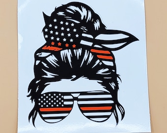 Essential Worker Firefighter Thin Red Line - Firefighter Decal - Etsy