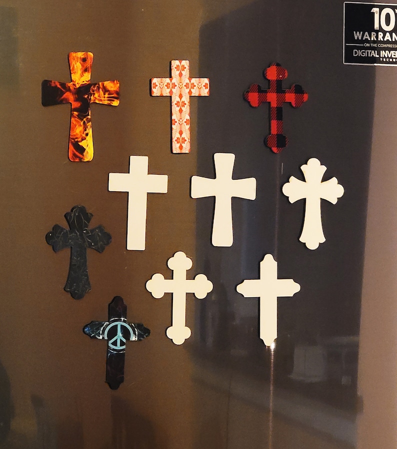 Sublimation Cross Fridge Magnet Sublimation Cross Blank - Etsy