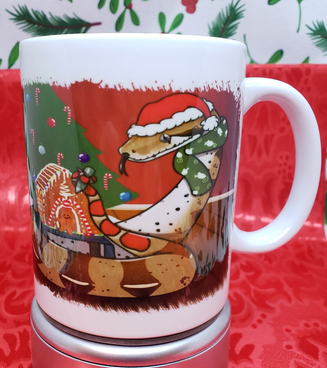 Christmas Boa Constrictor Coffee Mug!!!! - Etsy