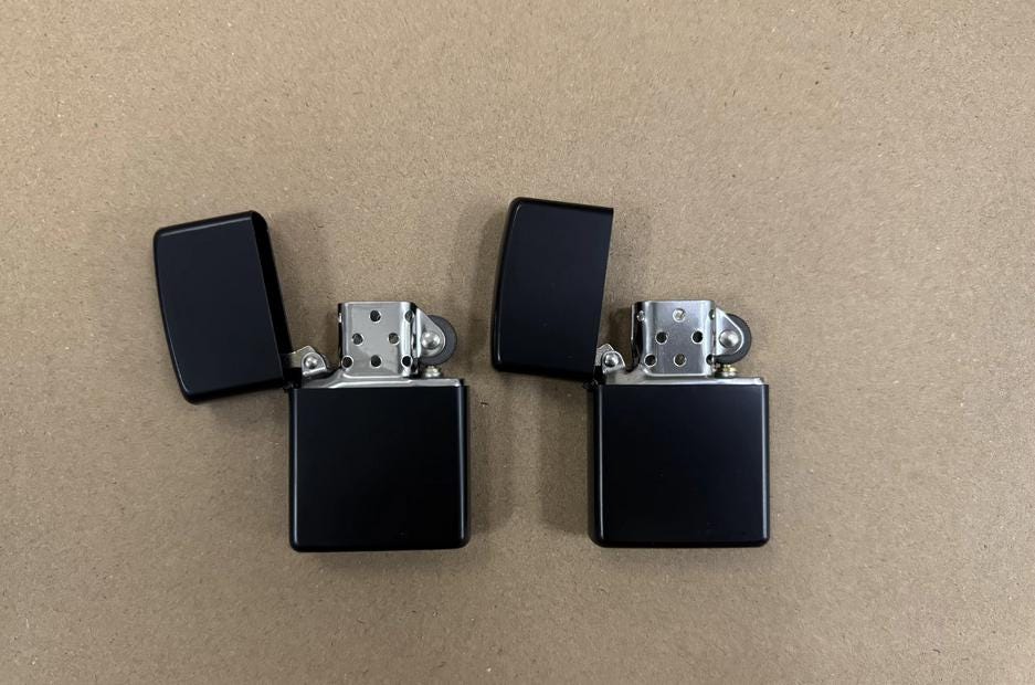 Matte Black Stainless Blank Lighters for Laser Engraving - Etsy
