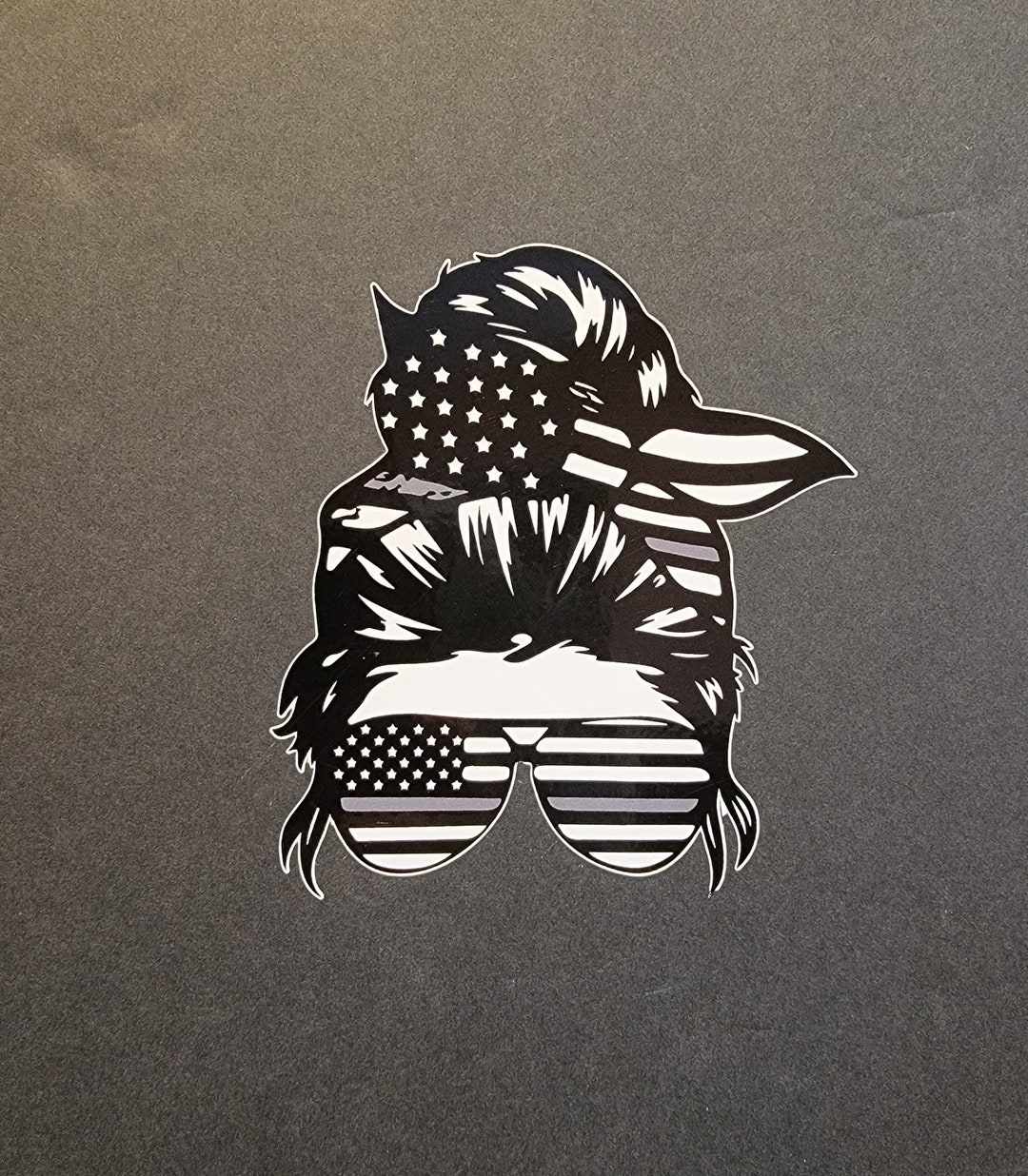 Corrections Sticker - Messy Bun Vinyl Decal for Proud Correctional ...