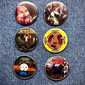 The Big 4 Thrash Metal Mega Pack the First 5 1.5 Pin Back Button Sets. 23 Buttons in All. - Etsy