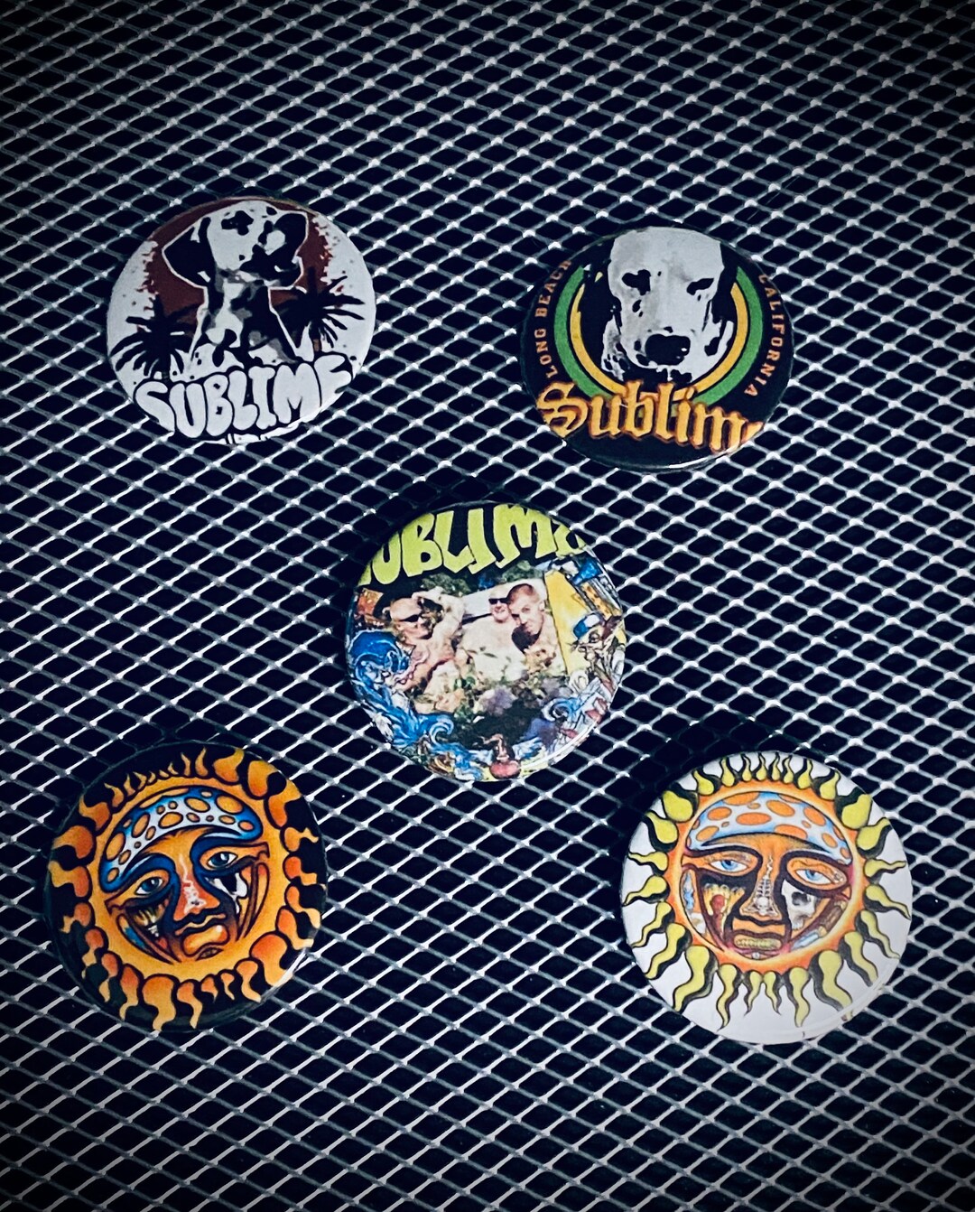 Sublime 1.25 Buttons/pins Set of 5 - Etsy
