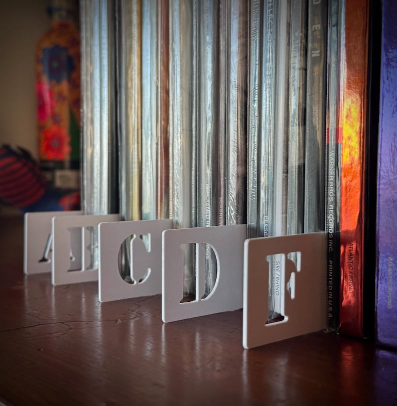 Vinyl Album Lettered Dividers for Music Collection - Etsy