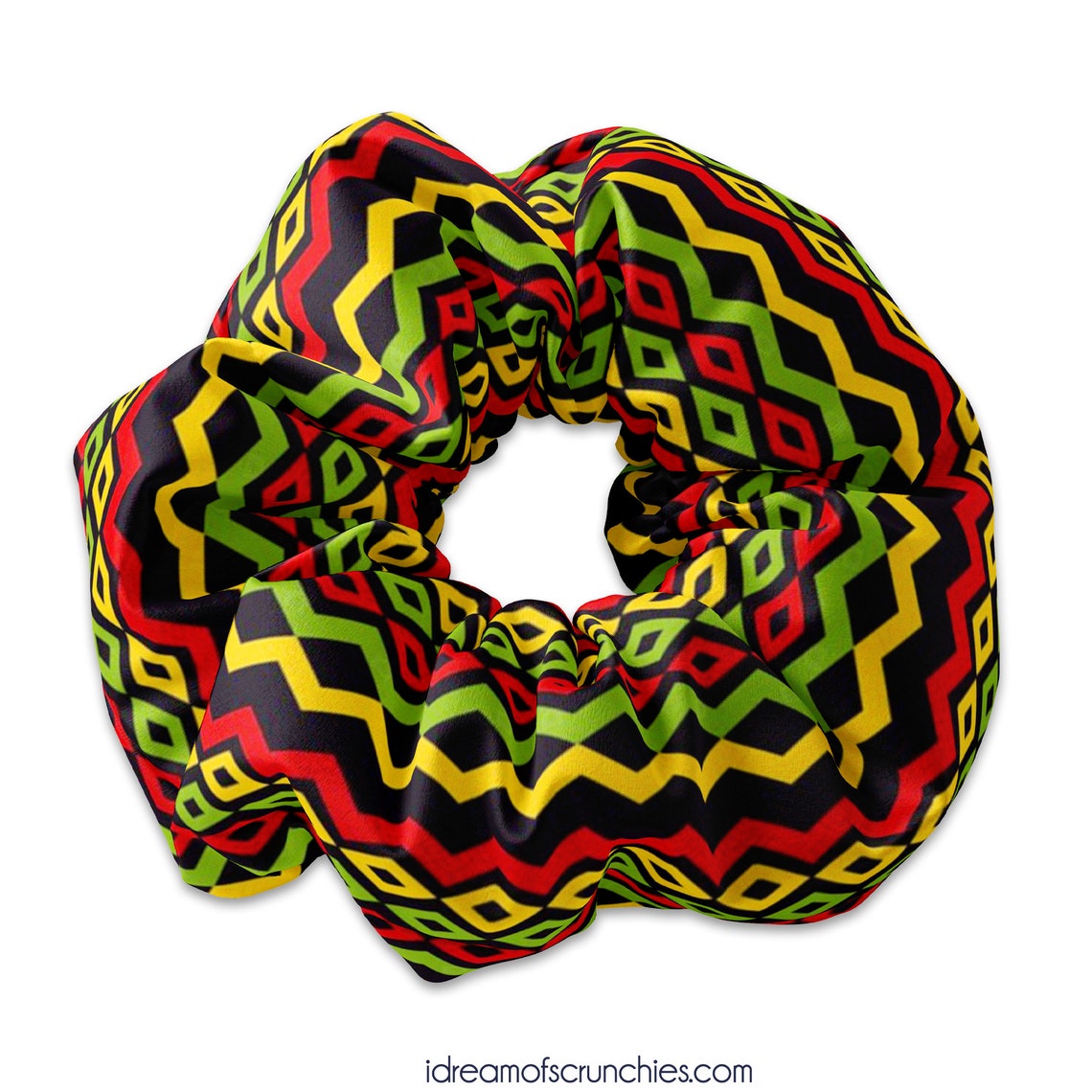 Rastafarian Jamaican Inspired Scrunchie Hair Ties Rasta - Etsy