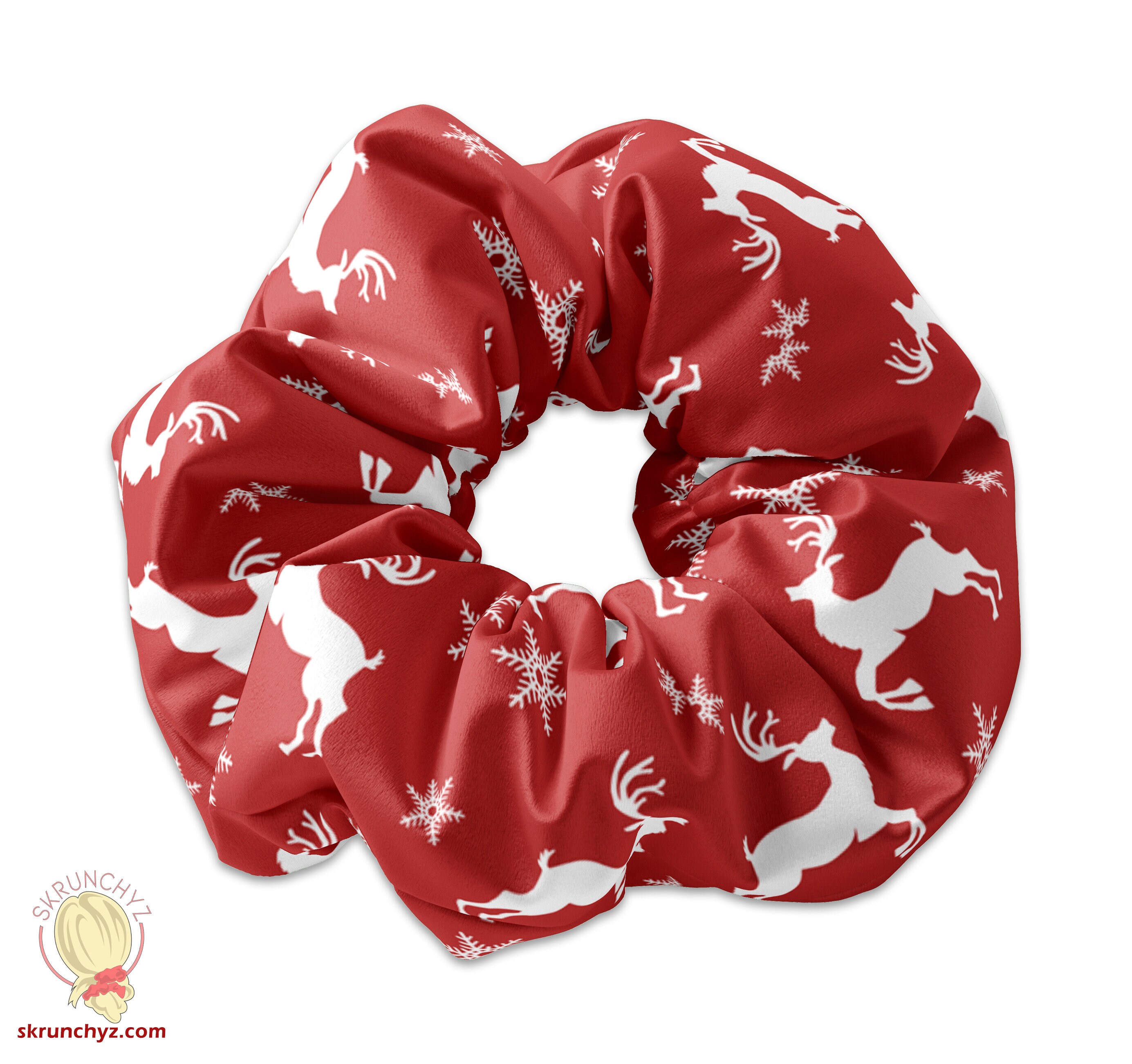 Winter Reindeer Scrunchie Set Christmas Presents Themed - Etsy