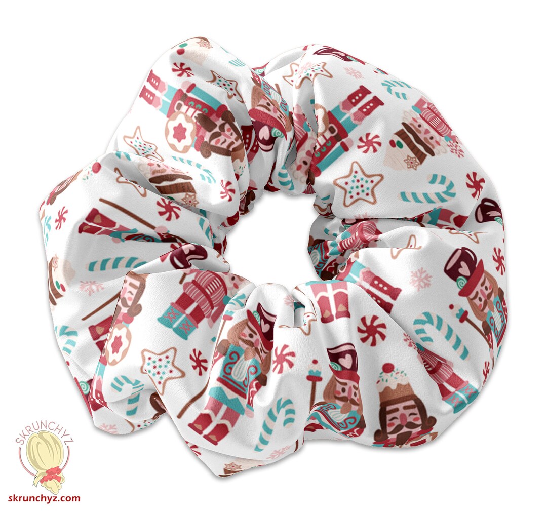 Nutcracker Scrunchie, Christmas Presents Themed Scrunchie Hair Tie ...