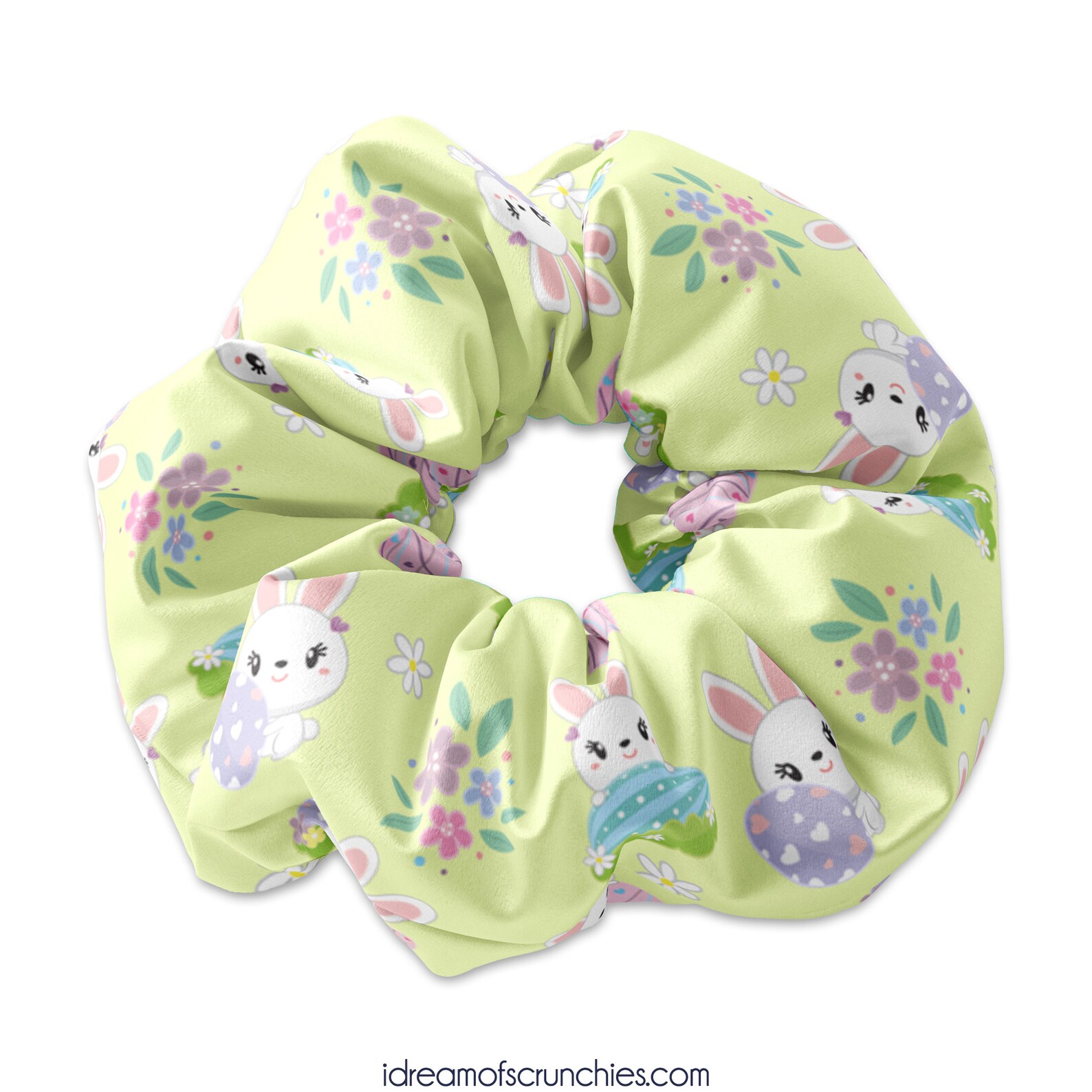 Easter Themed Hair Scrunchie on Easter Pastel Colored Fabric,easter ...