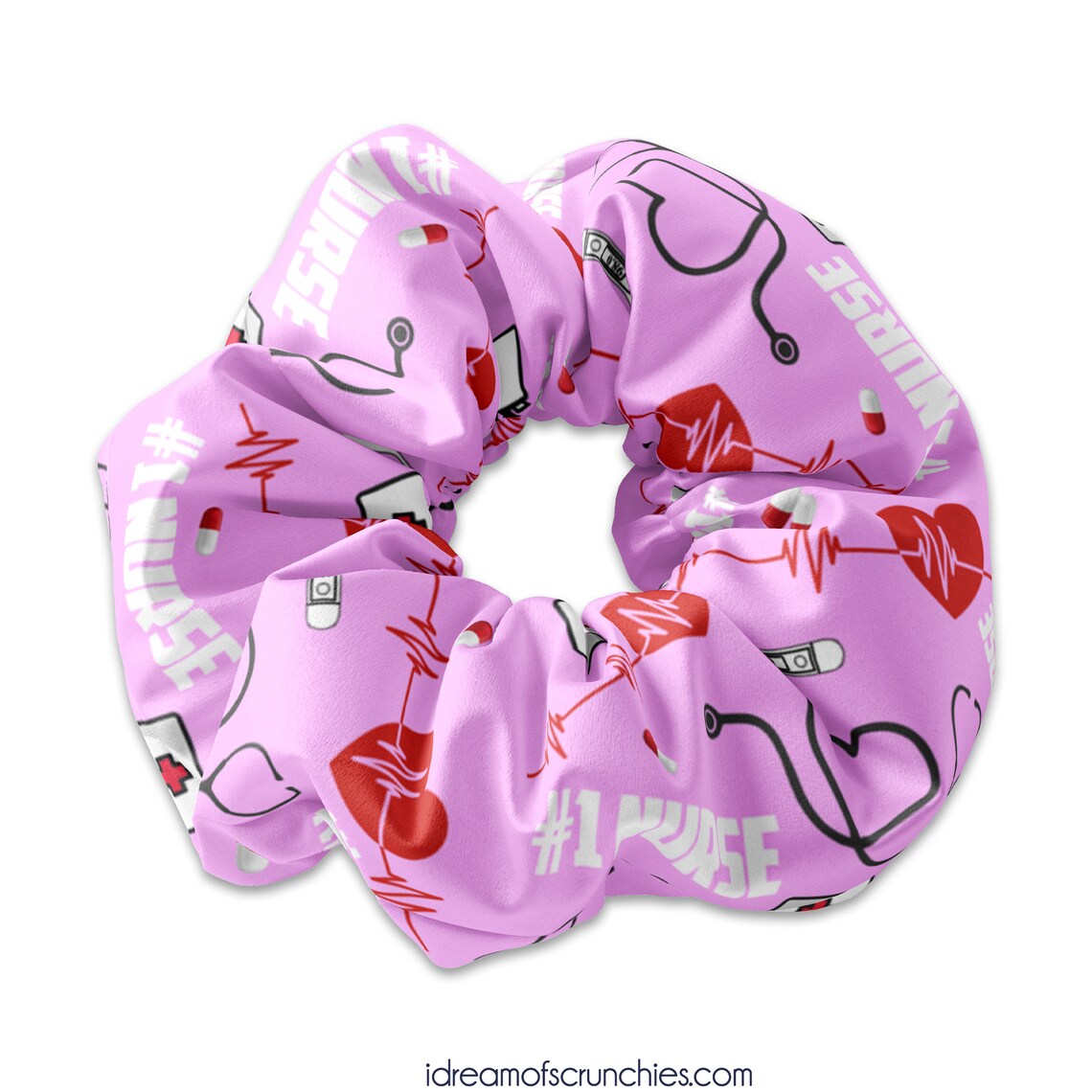 Nurse Scrunchie Hair Tie, #1 Nurse Scrunchys, Hair Tie for Caretakers ...