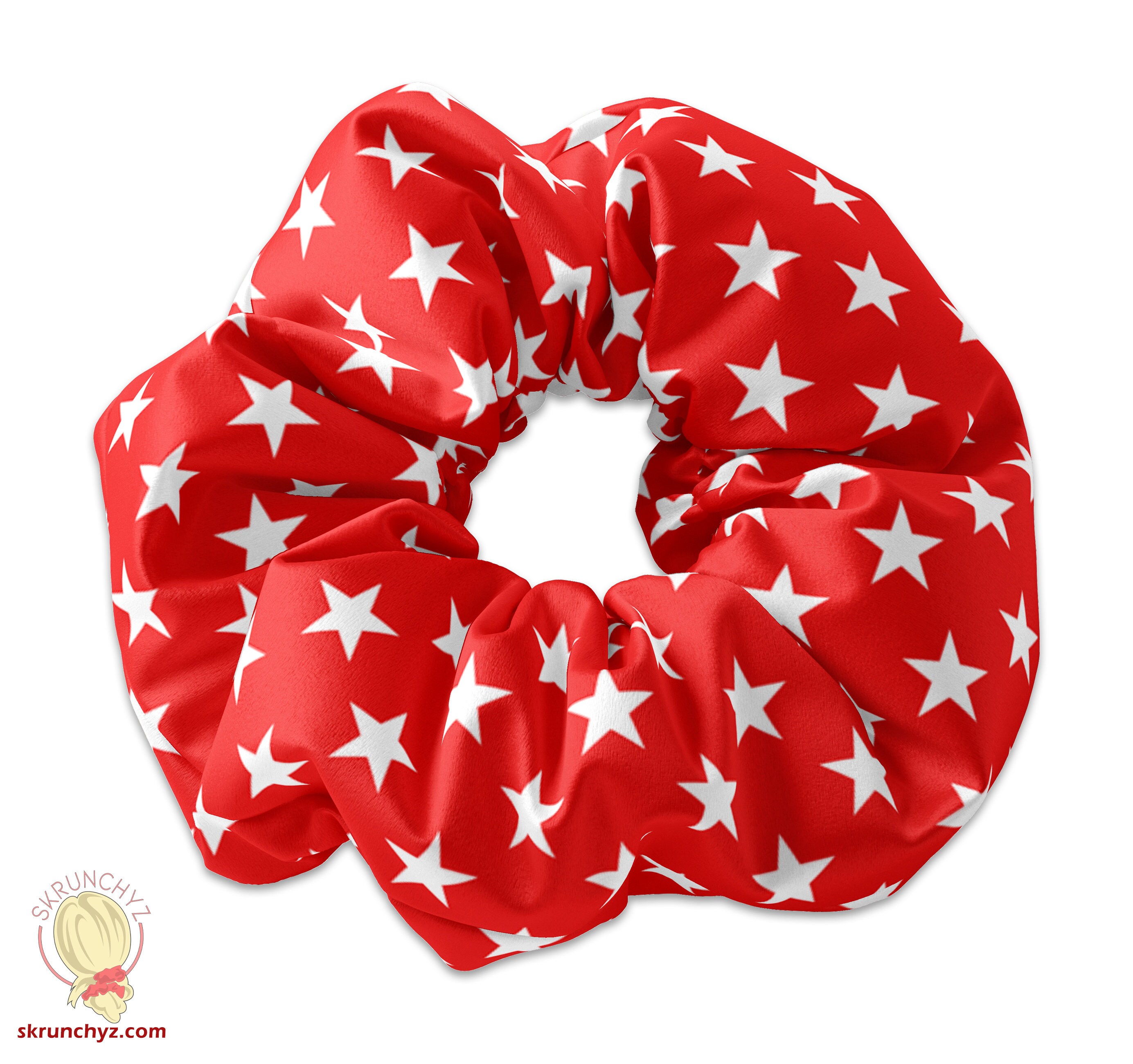 USA Red White and Blue Scrunchie, Independence Day 4th of July Scrunchy ...