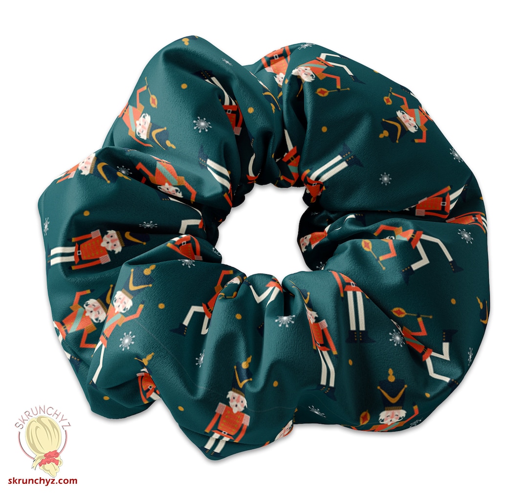 Nutcracker Scrunchie, Christmas Presents Themed Scrunchie Hair Tie ...