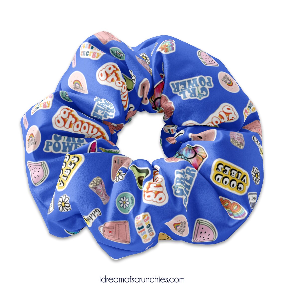 VSCO Fan Favorites Handmade Hair Scrunchie With Rainbow Pastel Fabric ...