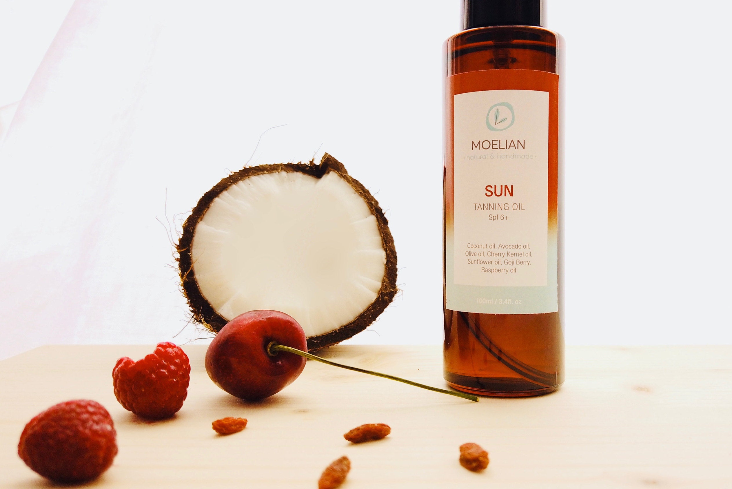 Sun Tan Oil Coconut Golden Tanning Oil Tropical Sun Bronzer | Etsy