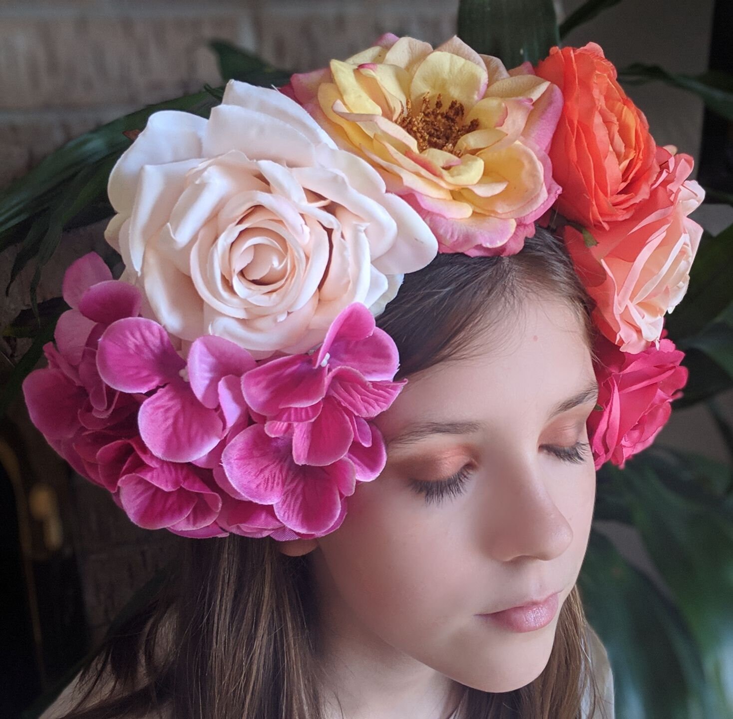 Pastel Spring Flower Crown Day of the Dead Catrina - Etsy Canada