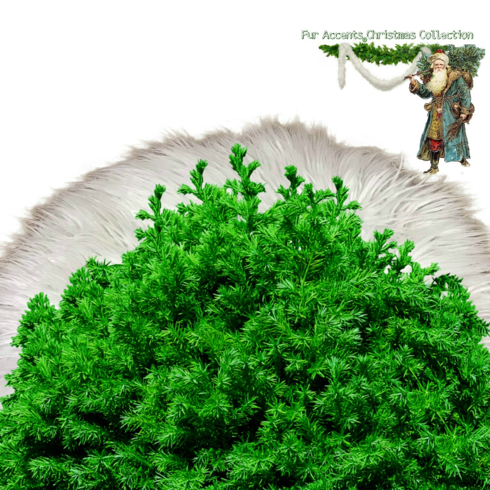 Faux Fur Christmas Tree Skirt - Plush Shag, Holiday Decor - Etsy