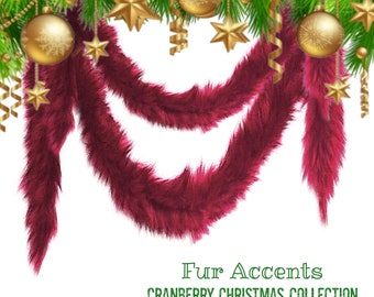 Premium Faux Fur Garland Swag Fireplace Mantle Decor - Etsy