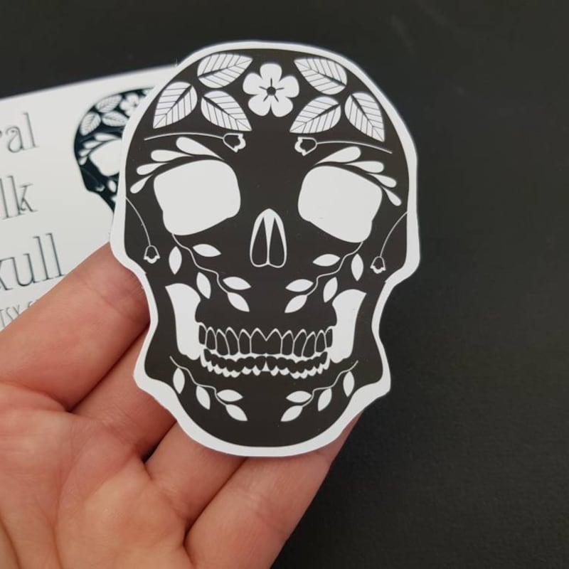 Skull Stickers - Etsy