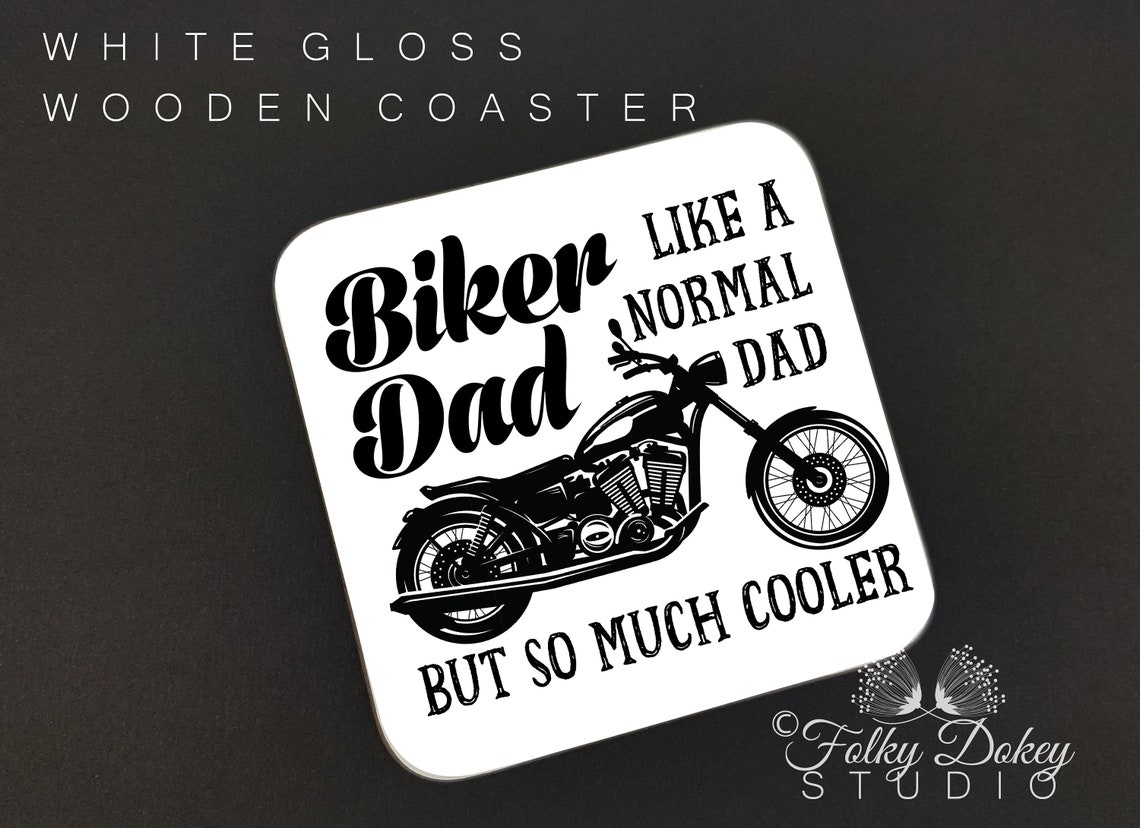 Biker dad biker gift biking dad motorcycle gift dad who | Etsy