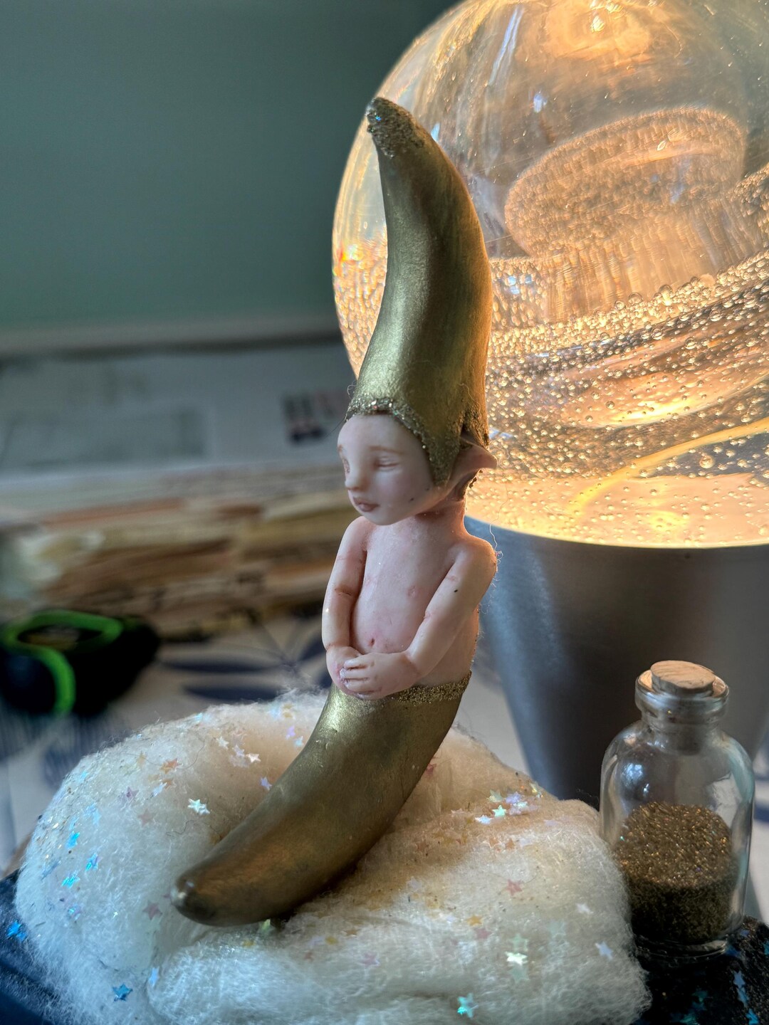 Moonchild Moon Baby Star Stardust Galaxy Universe Space Glitter OAK ...