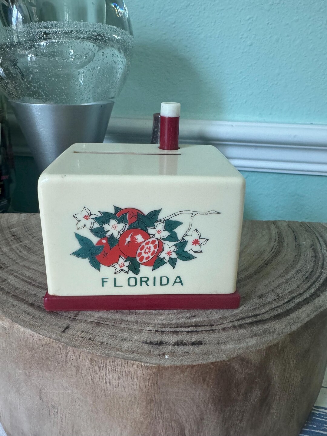 Florida Sunshine State Vintage Toothpick Holder Dispenser Mid Century ...