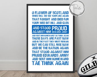 Flower of Scotland | Etsy