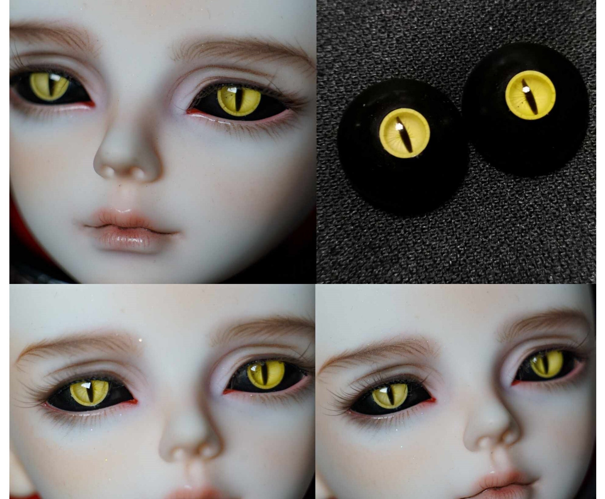 BJD Resin Doll Eyes for 1/3 1/4 1/6 BJD Doll Like Yosd/msd/minifee/sd13 ...