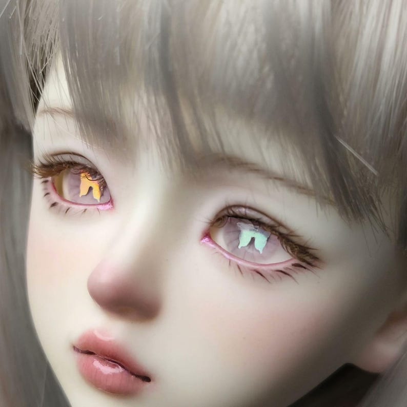 Pink Butterfly BJD Doll Eyes: Color-changing Resin Eyes - 12mm/14mm - Etsy