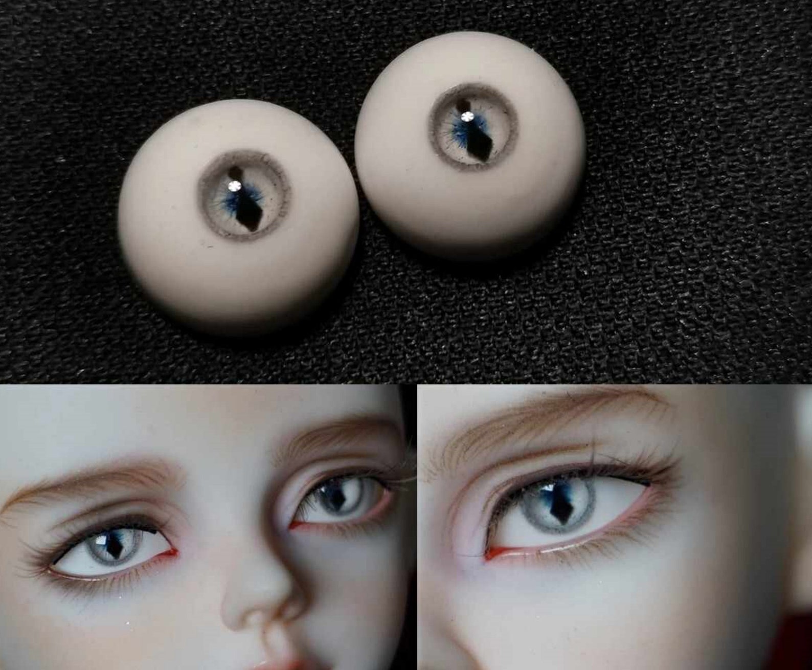 BJD Resin Doll Eyes for 1/3 1/4 1/6 BJD Doll Like Yosd/msd/minifee/sd13 ...