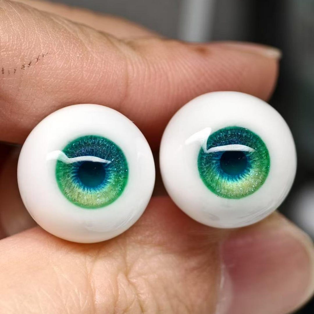 Custom Size Bjd Doll Eyes Realistic Eyes Safety Eyes Green Brown Blue ...