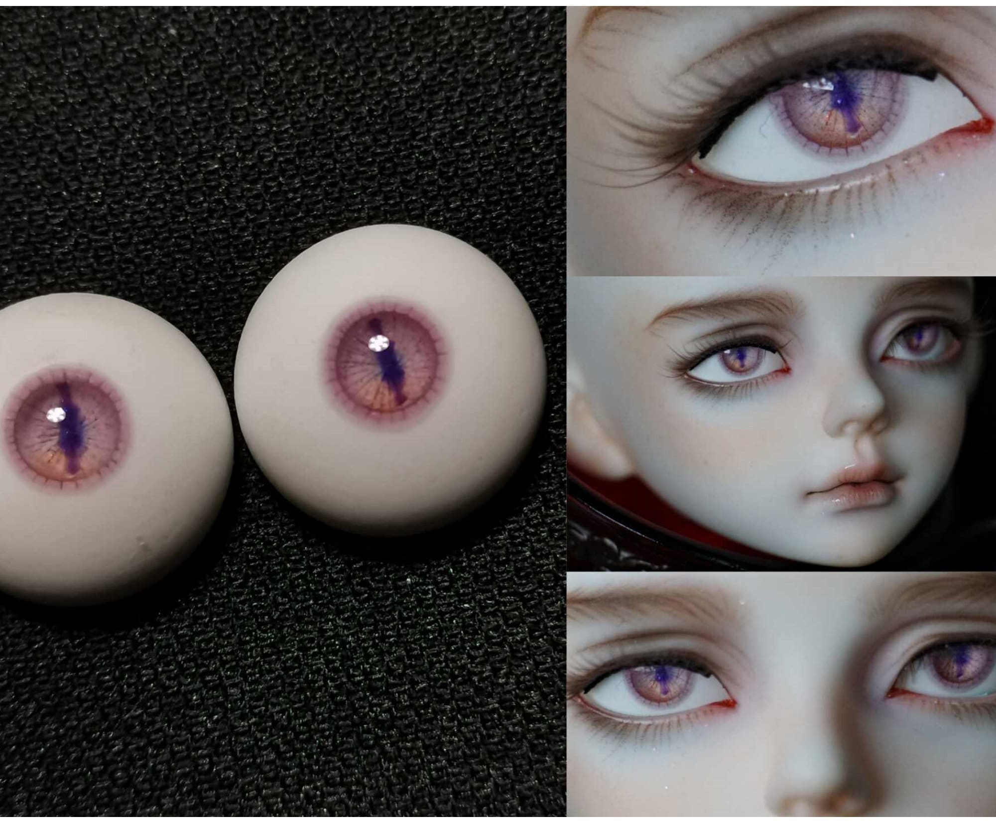 BJD Resin Doll Eyes for 1/3 1/4 1/6 BJD Doll Like Yosd/msd/minifee/sd13 ...