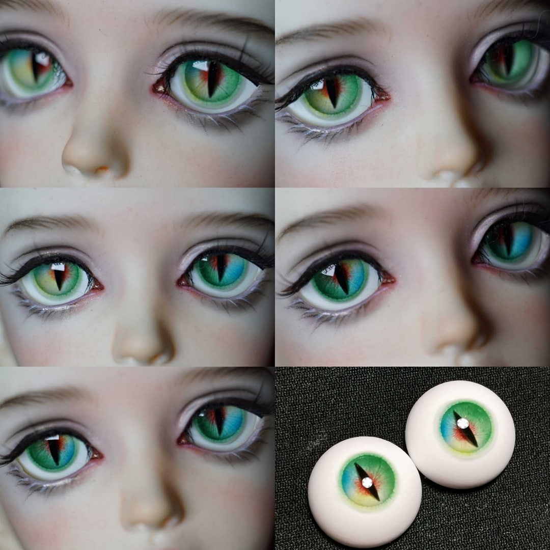 Resin BJD Ball Jointed Doll Eyes Realistic Bjd Eyes 8mm 10mm 12mm 14mm 16mm 18mm 20mm 22mm 24mm ...