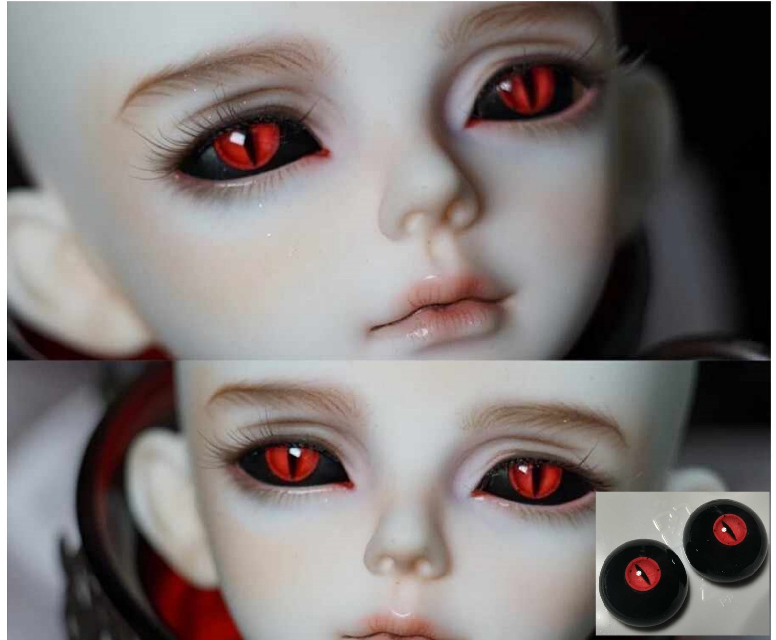 BJD Resin Doll Eyes for 1/3 1/4 1/6 BJD Doll Like Yosd/msd/minifee/sd13 ...