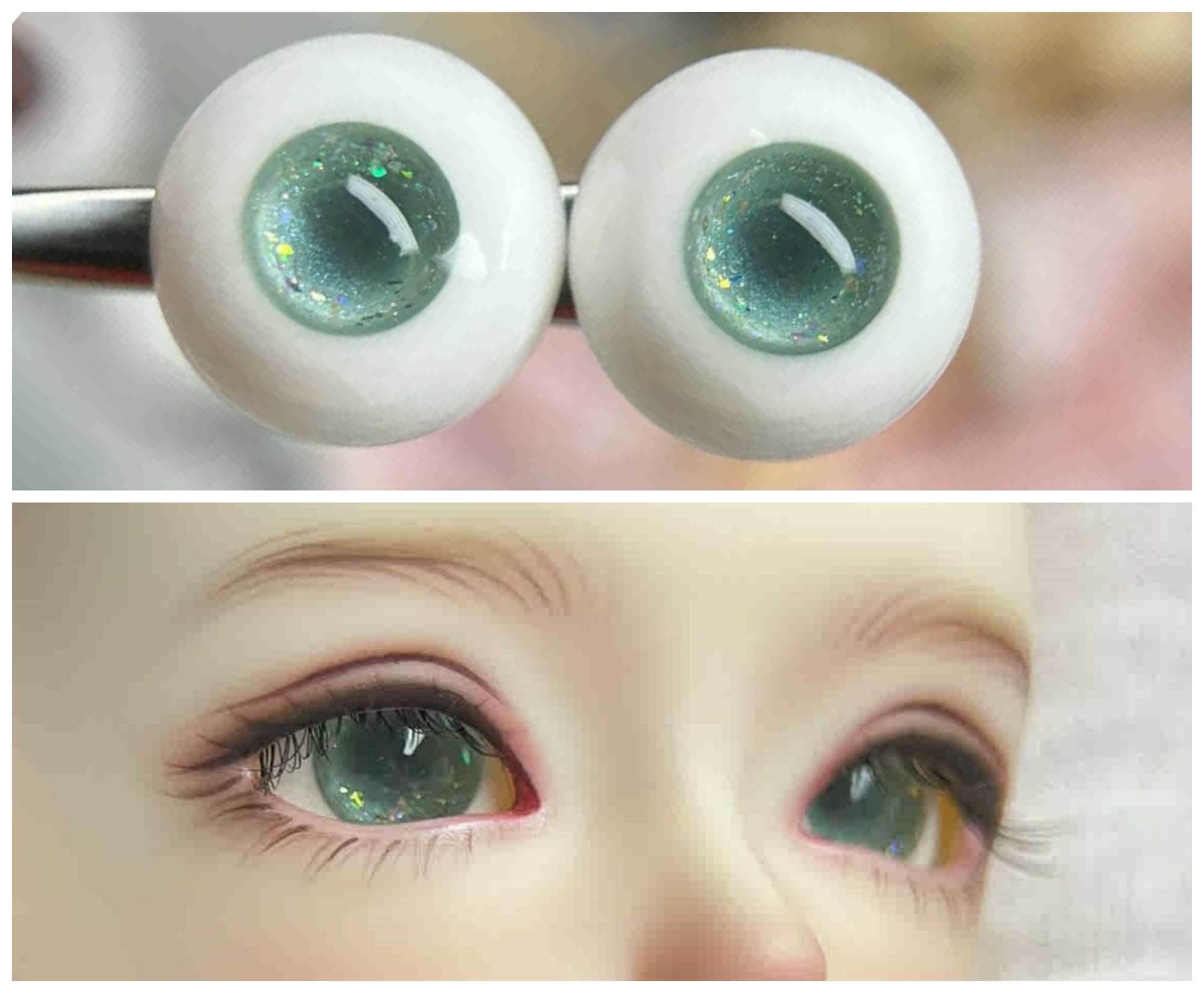 One Pair Bjd Doll Art Doll Eyes 18mm 16mm 14mm 12mm 10mm Bjd Eyes ...