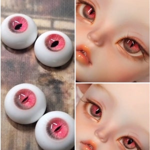 Custom Size BJD Doll Eyes Hand Made BJD Eyes, Bjd Eye Pupils, Blood ...