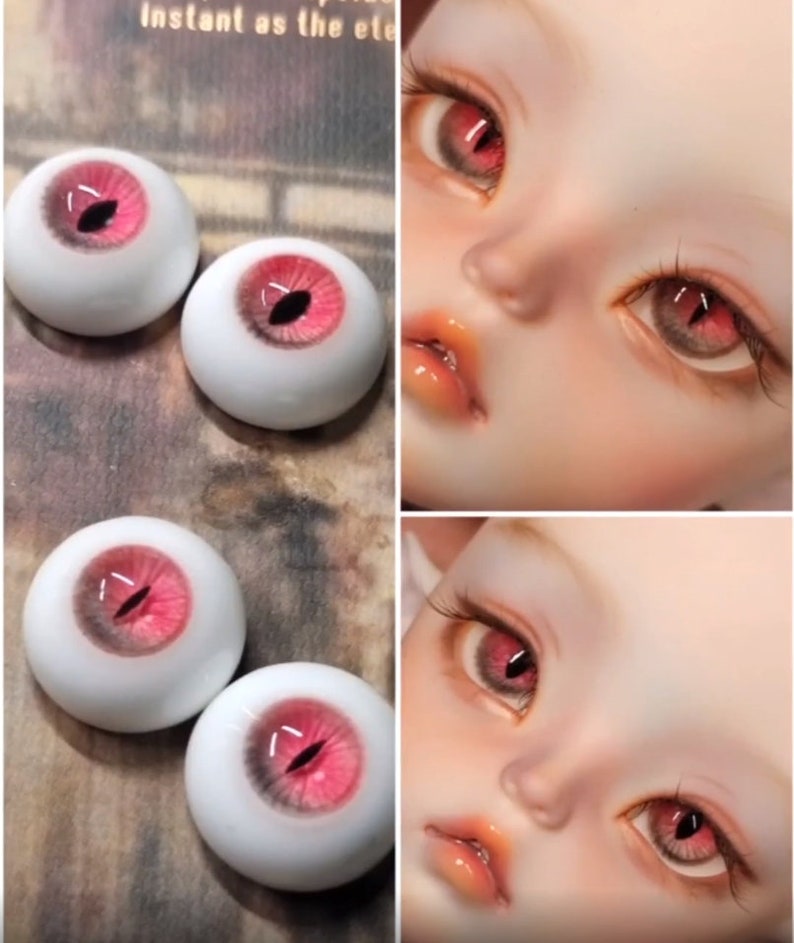 Handmade Horror BJD Eyes, Blood Sclera, Doll Eyes (12mm-20mm) - Etsy