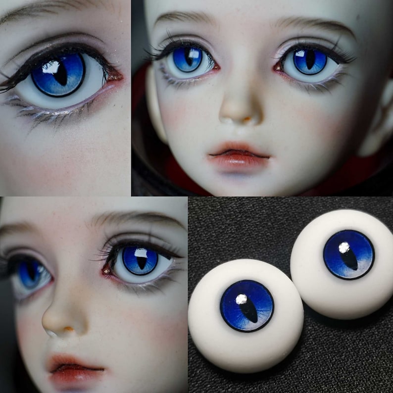 Realistic Doll Eyes Resin Eyes,safety Eyes Resin Bjd Eyes 8mm 10mm 12mm ...