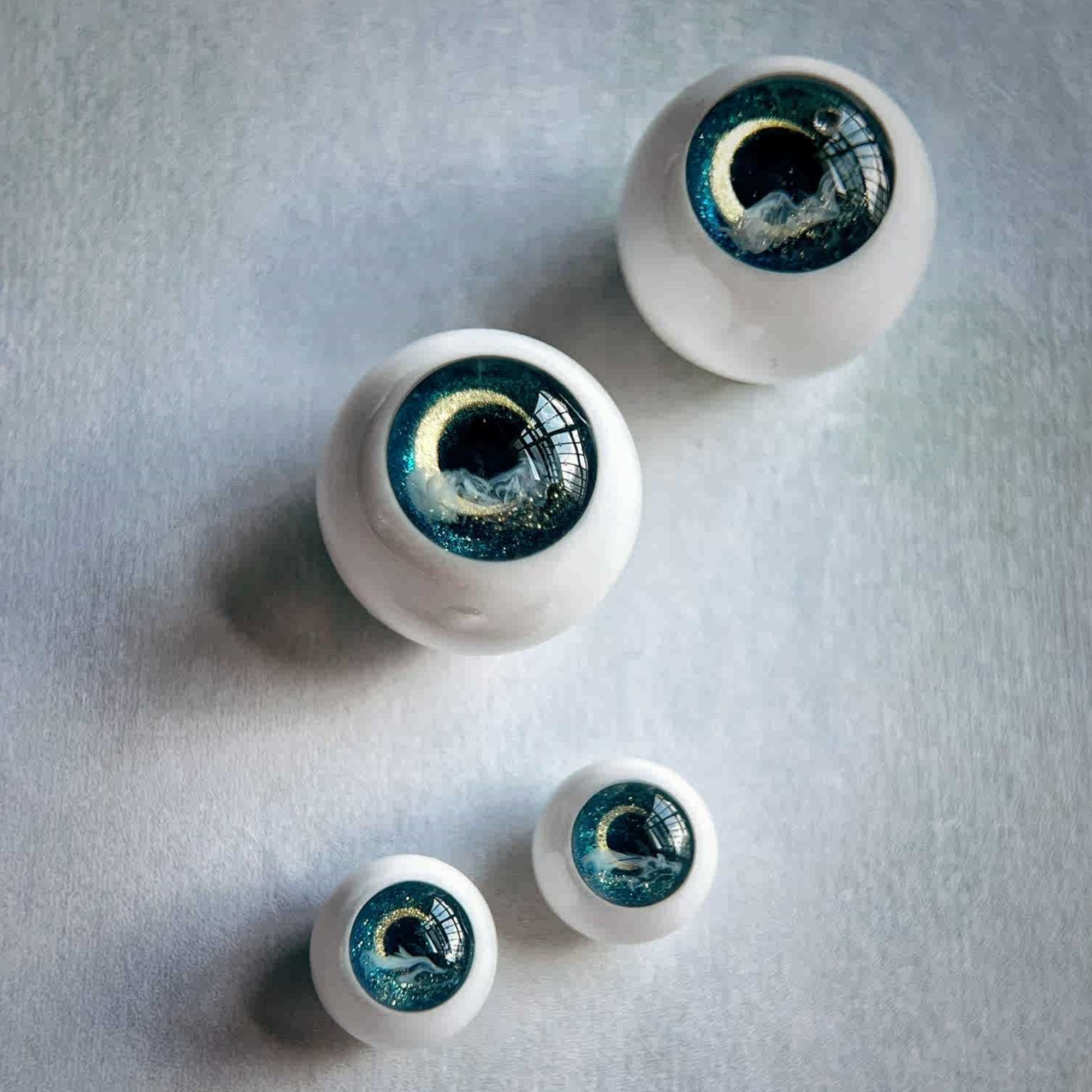 Eyes for Bjd Doll Art Doll, Safety Eyes Craft Eyes Toy Eyes 10mm 12mm ...