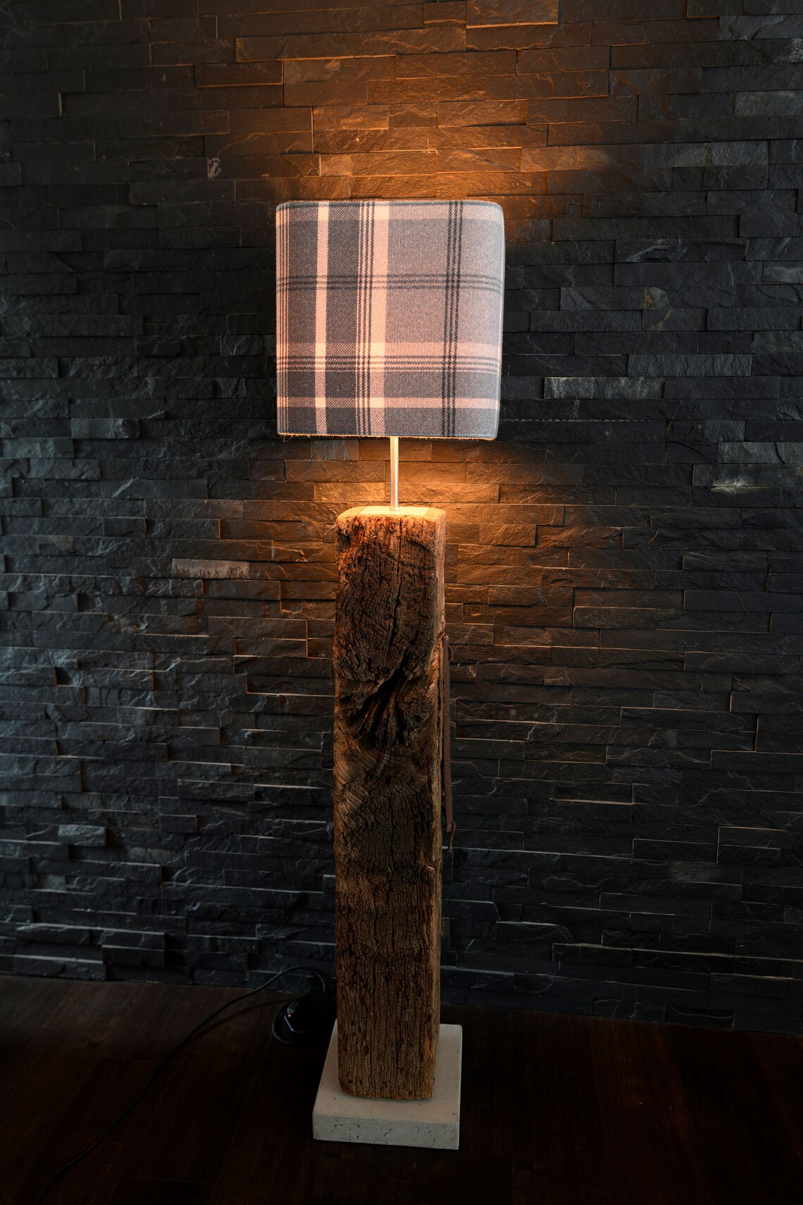 Bespoke Oak Floor Lamp - Etsy UK