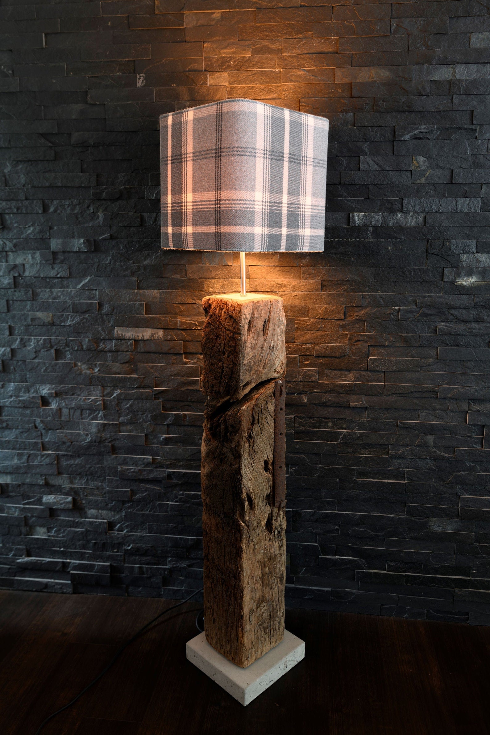 Bespoke Oak Floor Lamp - Etsy UK