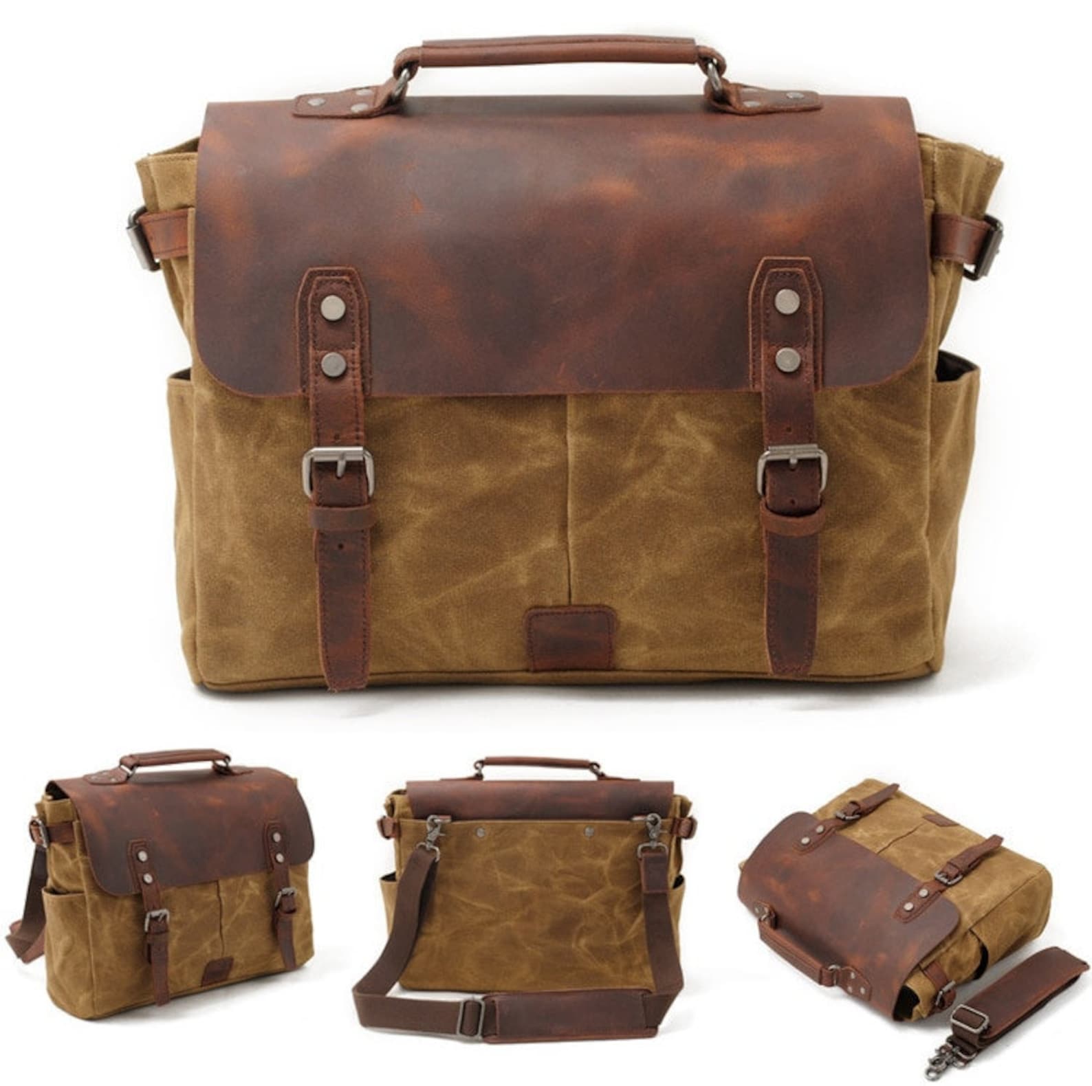 Camera Messenger Bag/cross Body Bag/mens Laptop Messenger Bag/briefcase ...