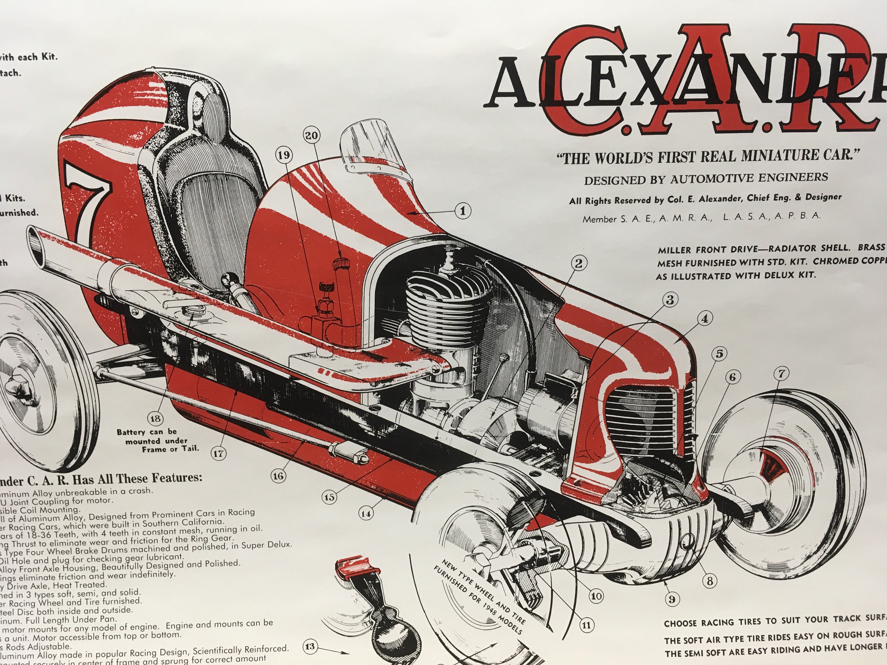 1939 Alexander Tether Car Advertisement Reproduction Poster Print - Etsy