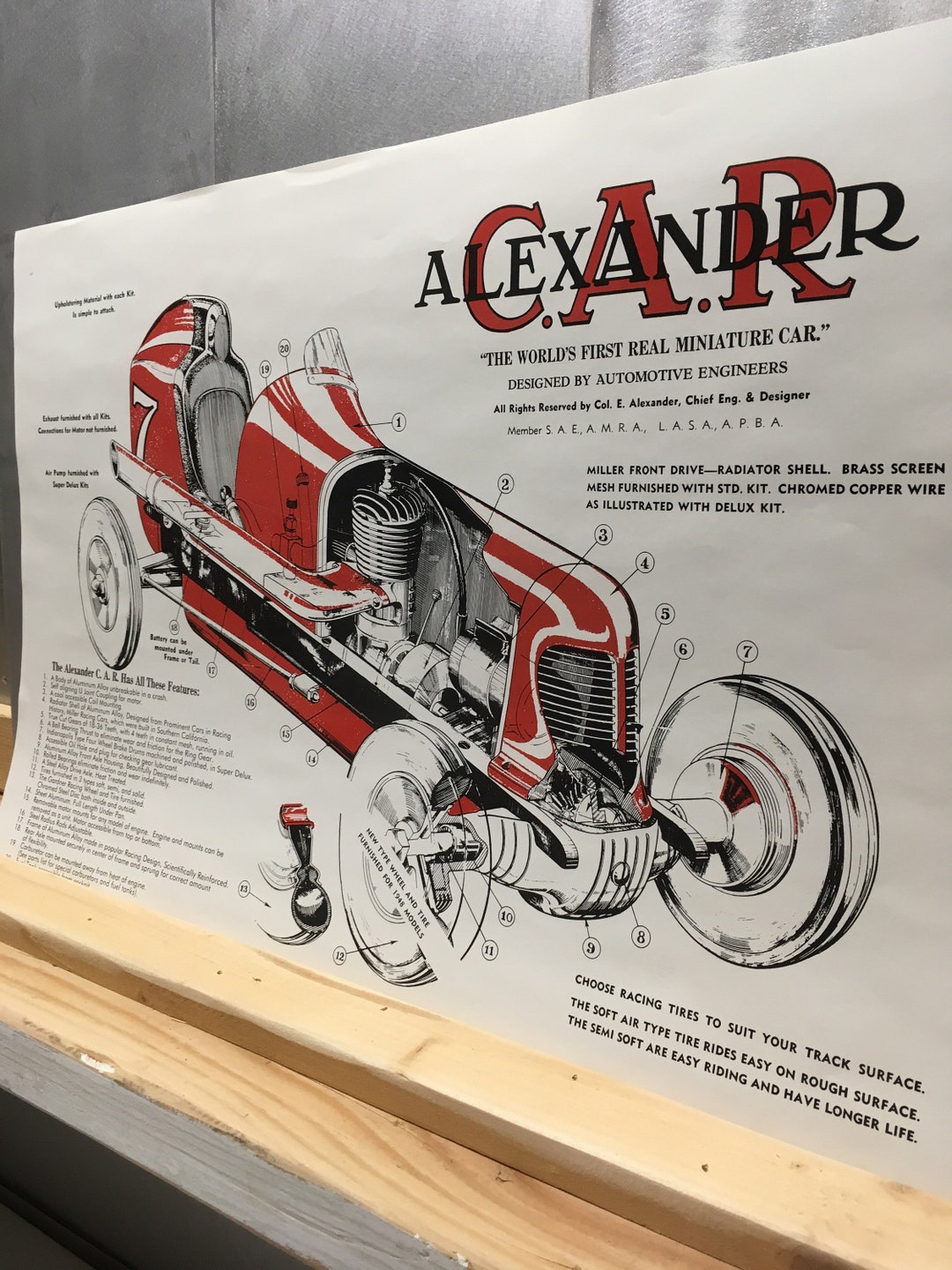 1939 Alexander Tether Car Advertisement Reproduction Poster Print - Etsy