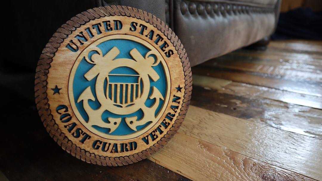 United States Coast Guard Veteran Plaque - Etsy