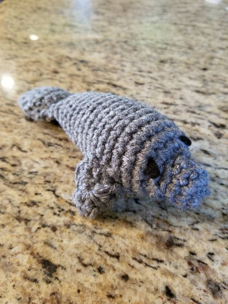 Crochet Pattern for Tiny Manatee - Etsy