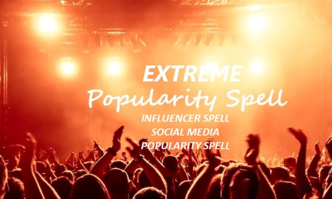 Influencer Social Media Spell Popularity Success Beauty Self Love Glow ...